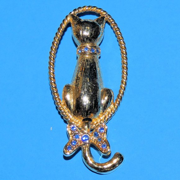 AAI | Jewelry | Vintage Signed Aai Cat Brooch Pin Articulated Moving ...